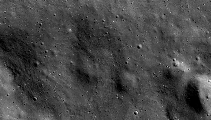 Nasa's ShadowCam captures South pole region of Moon