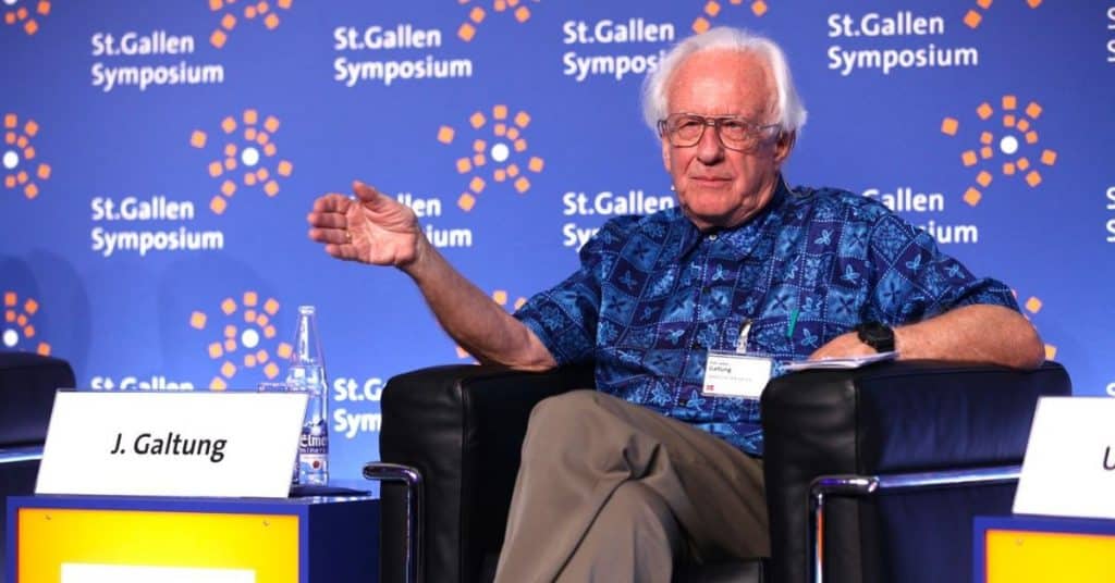 Father of peace studies, Johan Galtung dies at 93 - Daily Ausaf