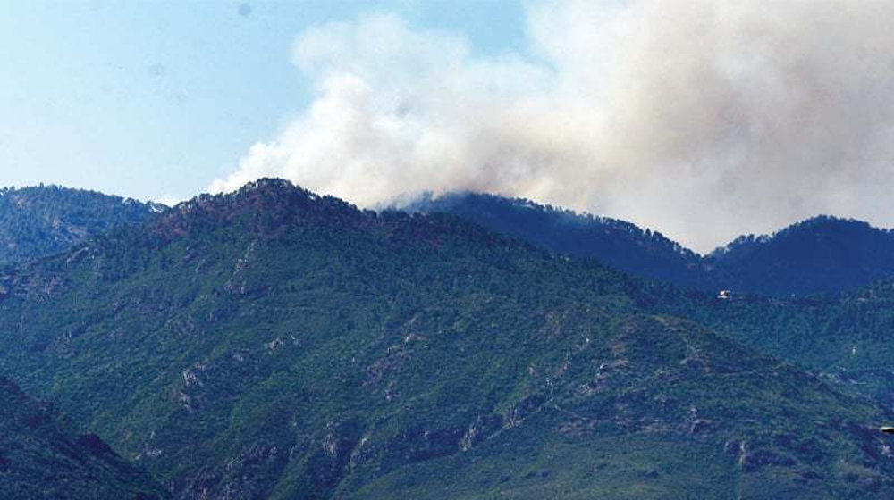 Fire engulfs Margalla Hills amidst intensifying heat-wave - Daily Ausaf
