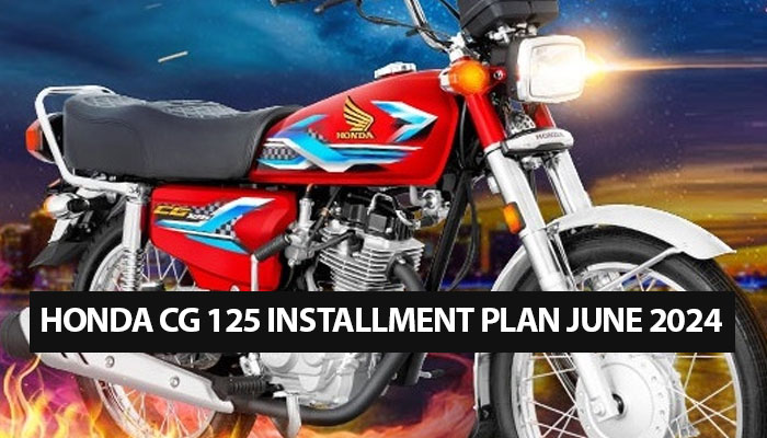 Honda CG 125 zero markup Installment Plan for June 2024 - Daily Ausaf