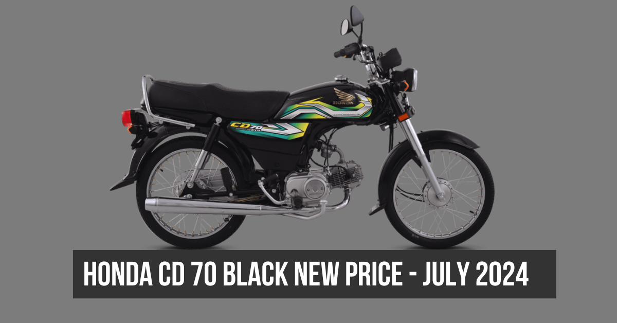 Honda CD 70 Black new price in Pakistan – July 2024 - Daily Ausaf