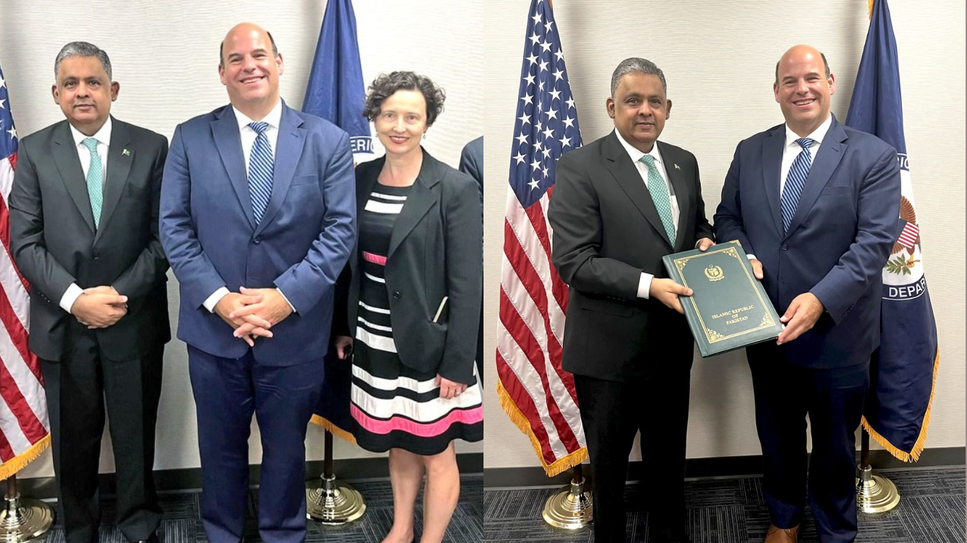 Rizwan Sheikh takes charge as Pakistan's Envoy to US, highlights top ...