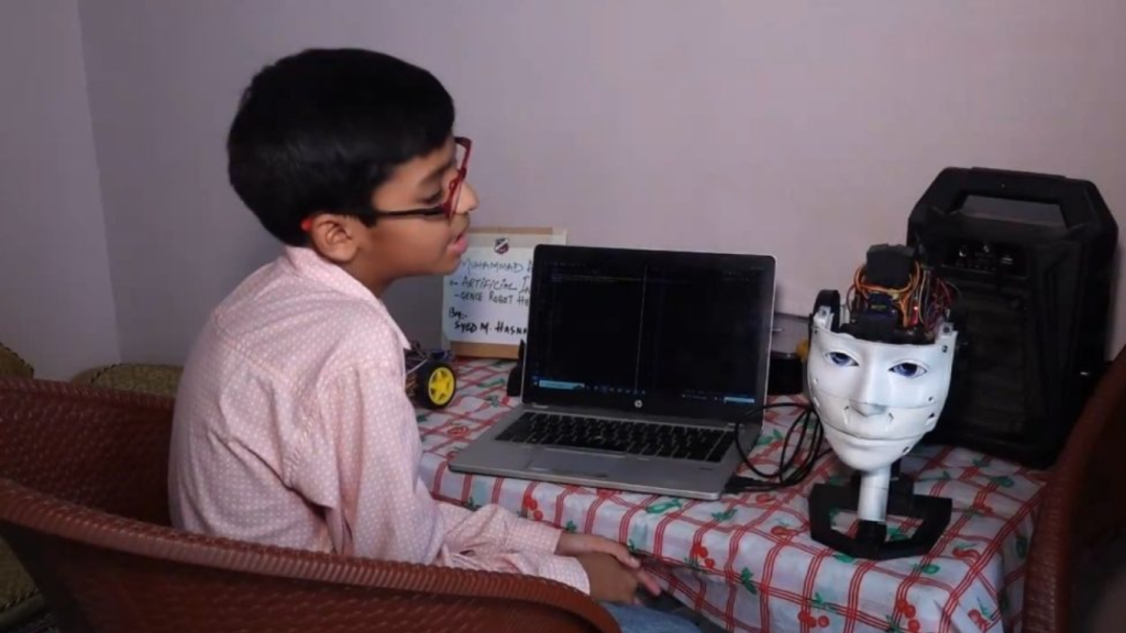 11-year-old Pakistani prodigy creates revolutionary AI assistant robot ...