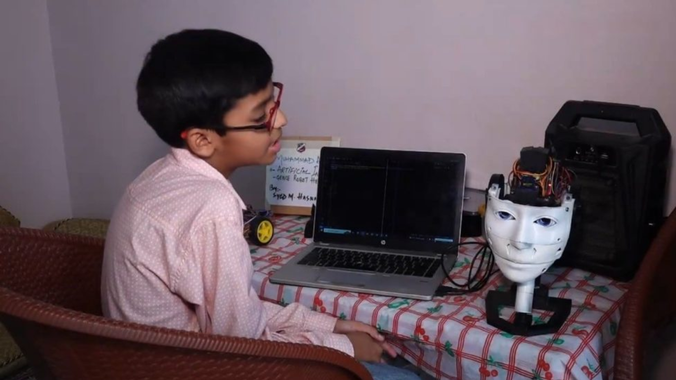 11-year-old Pakistani prodigy creates revolutionary AI assistant robot ...
