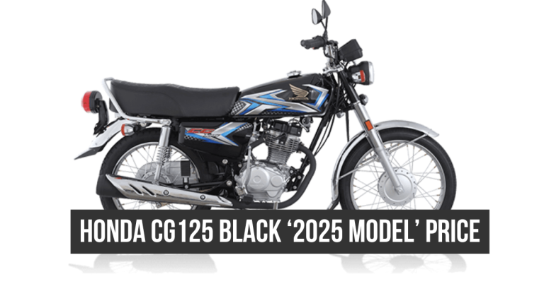 Honda CG 125 Black 'new model' price in Pakistan – September 2024 ...
