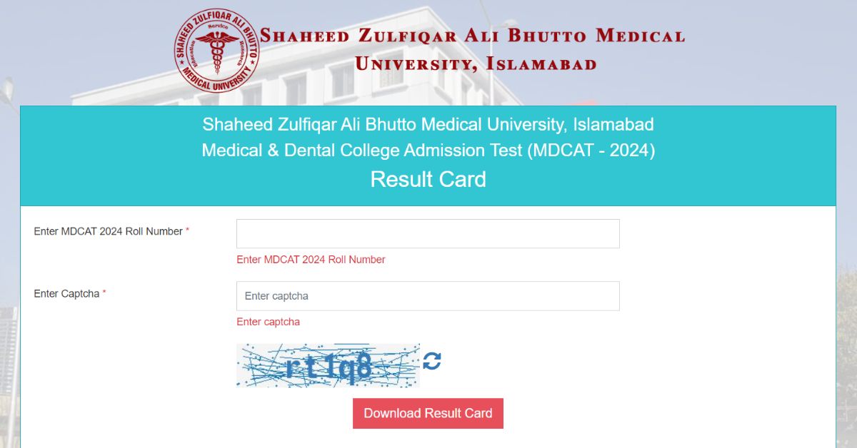 SZAMBU MDCAT 2024 result announced: Complete updates here! - Daily Ausaf