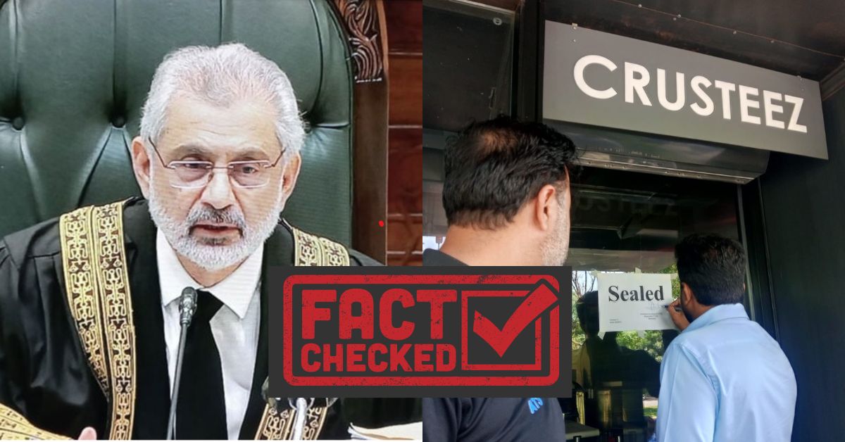 Fact Check: Was Crusteez Donuts sealed in Islamabad after CJP Qazi Faez ...