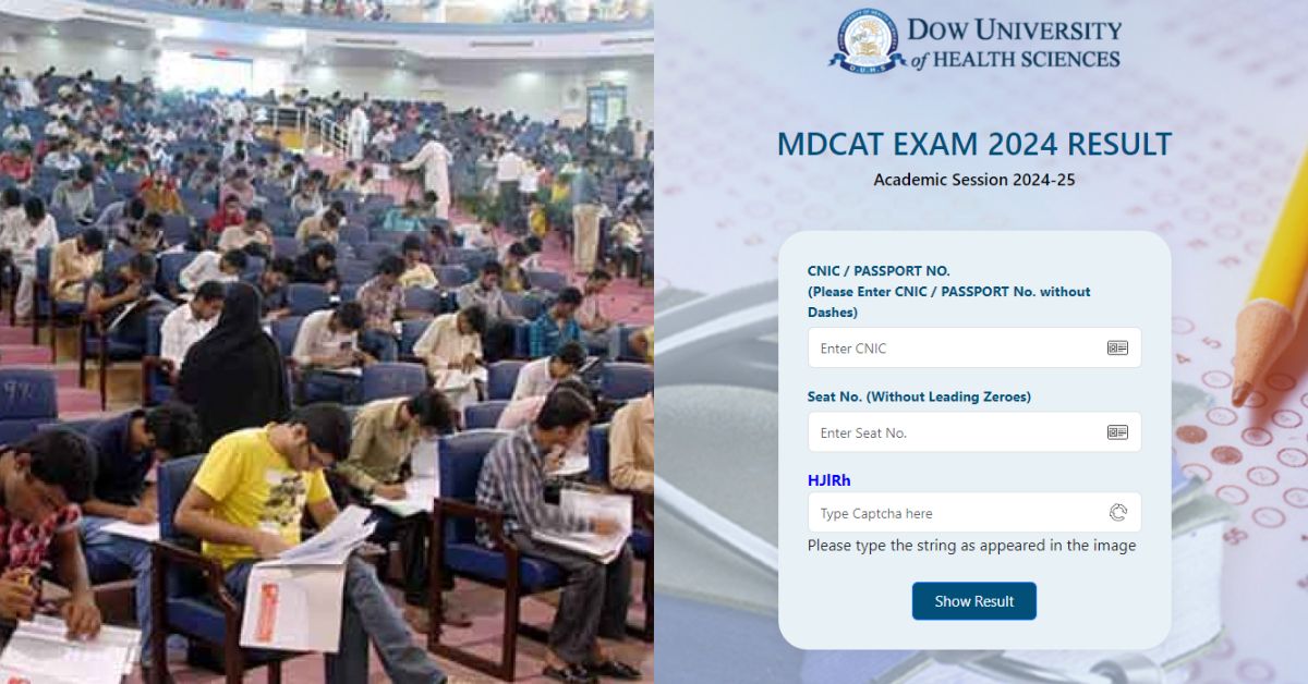 Dow University announces MDCAT 2024 result; Complete updates here ...