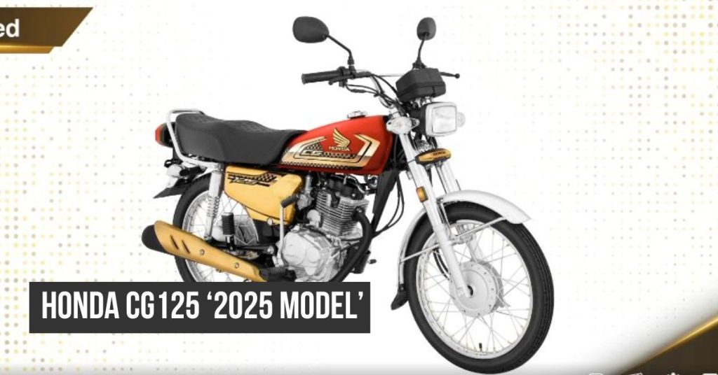 Honda CG 125 Series '2025 model' unveiled; Check price, features here - Daily Ausaf