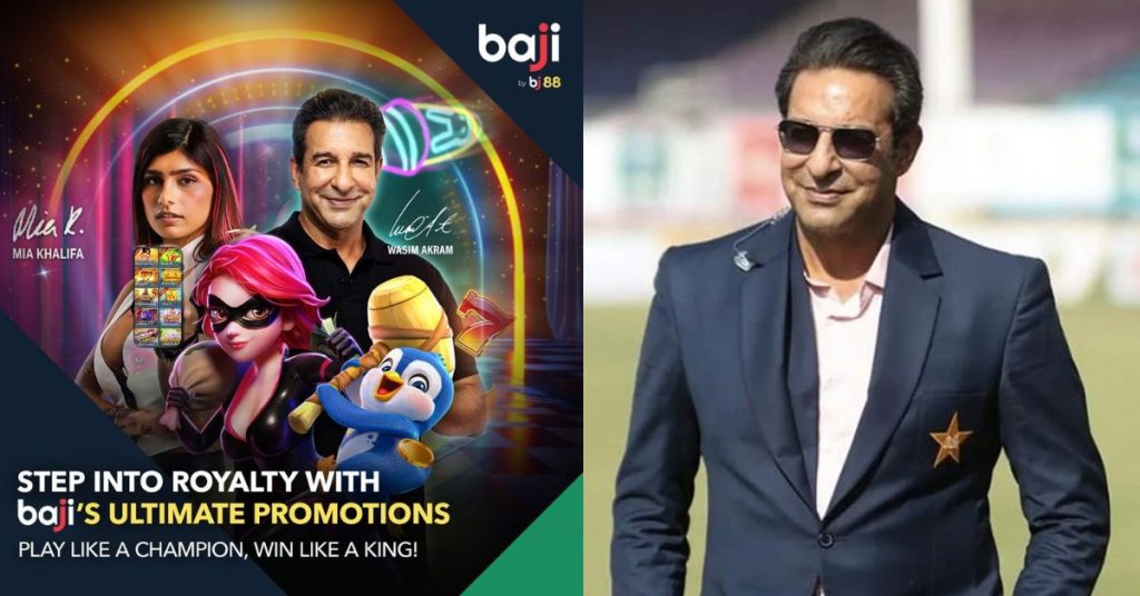 Wasim Akram joins Mia Khalifa in advertising betting app? - Daily Ausaf