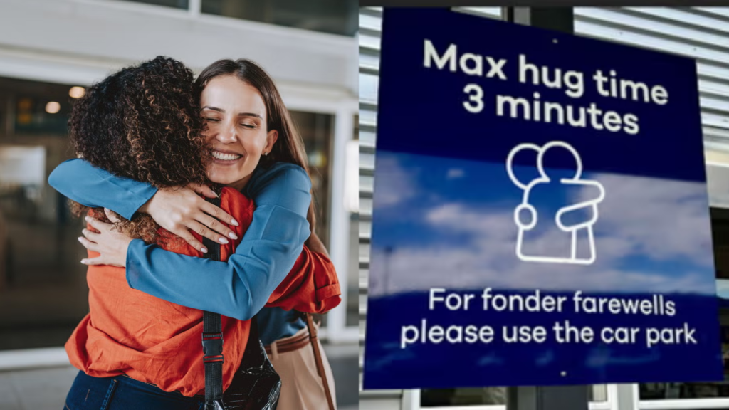 New Zealand airport introduces three-minute hug limit in drop-off zone ...