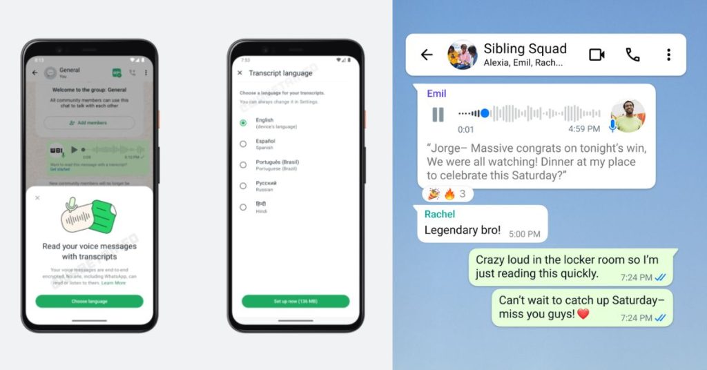 Whatsapp rolls out feature converting voice notes into text - Daily Ausaf