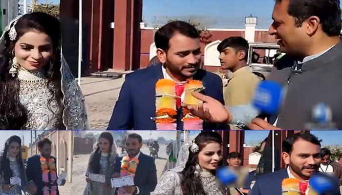 Newlywed couple ditch reception to meet Babar Azam at Multan Stadium ...