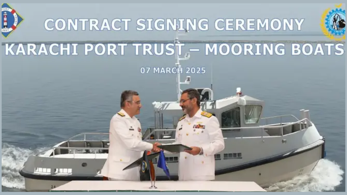 KPT partners with Karachi Shipyard to build, deliver two mooring boats ...