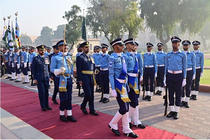 Pakistan Air Force contingent takes charge of guard duties at Mazar-e ...