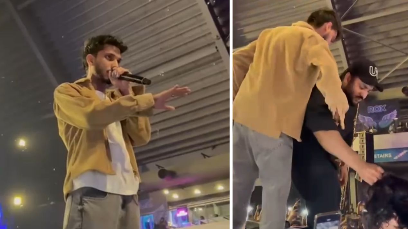 Rapper Talha Anjum grabs fan by his hair, video goes viral - Daily Ausaf