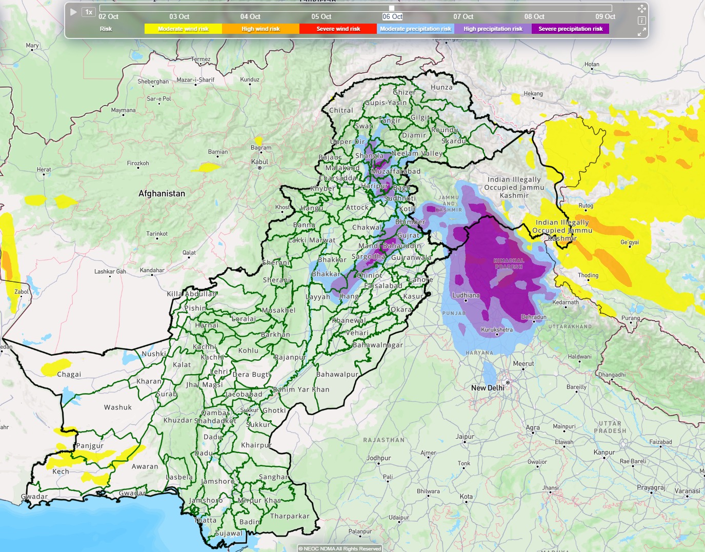 NDMA warns of heavy rainfall, floods across Pakistan - Daily Ausaf