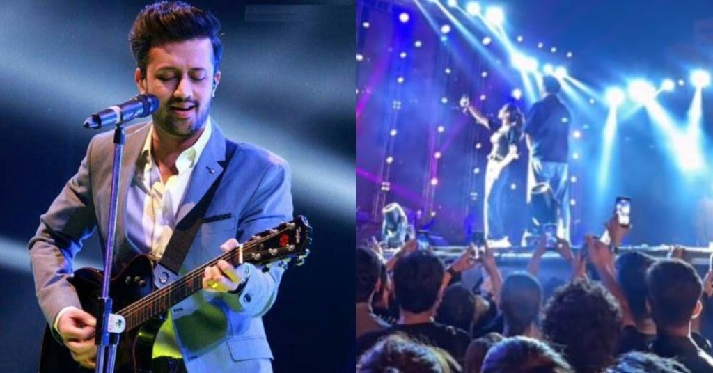 Atif Aslam Concert Stopped After Fan Jumps On Stage Unexpectedly ...